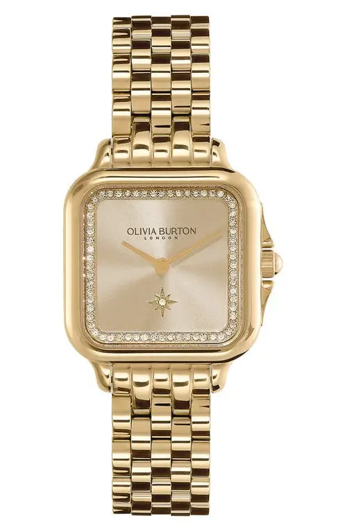 OLIVIA BURTON Grosvenor Bracelet Watch - Gold