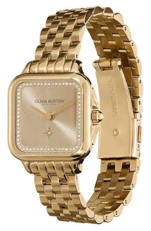 OLIVIA BURTON Grosvenor Bracelet Watch - Gold