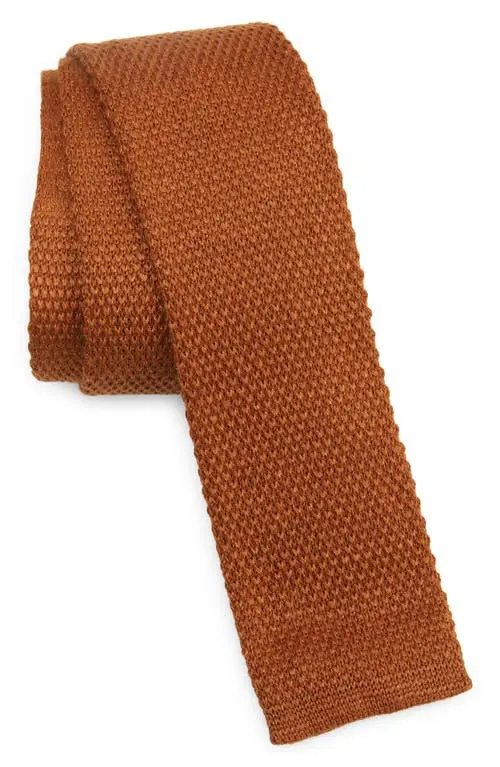 Zegna Oasi Linen Knit Tie - Foliage
