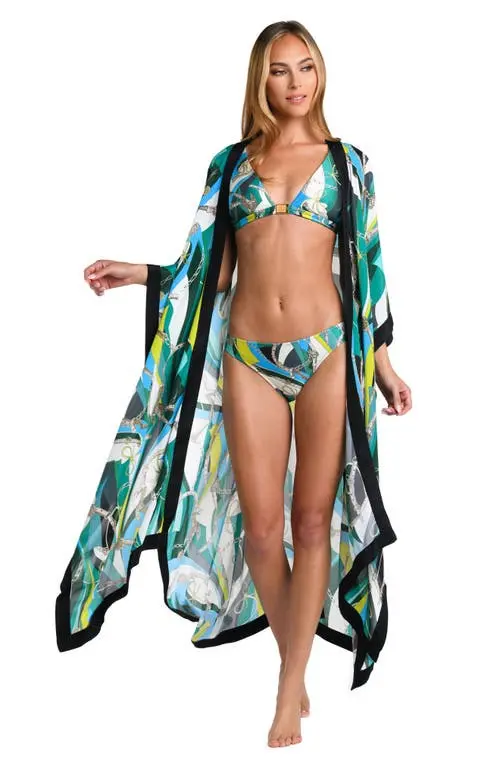 L'Agence Kara Long Sleeve Cover-up
