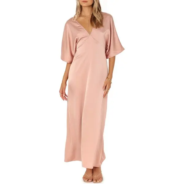 PETAL & PUP Eliza Dolman Sleeve Maxi Dress