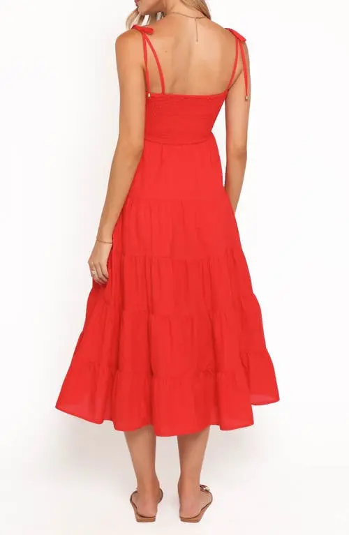 PETAL & PUP Carroll Smocked Midi Dress