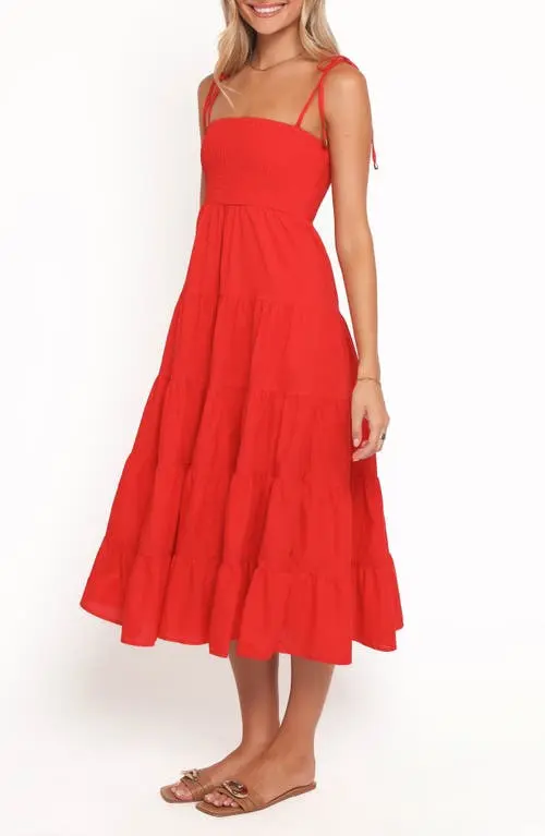 PETAL & PUP Carroll Smocked Midi Dress