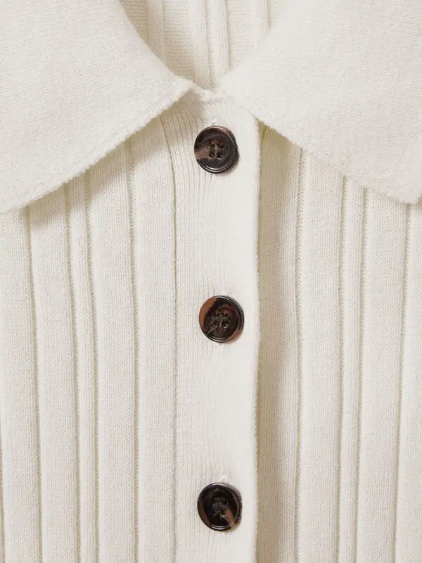 Anna Quan Ribbed Cotton Mini Dress