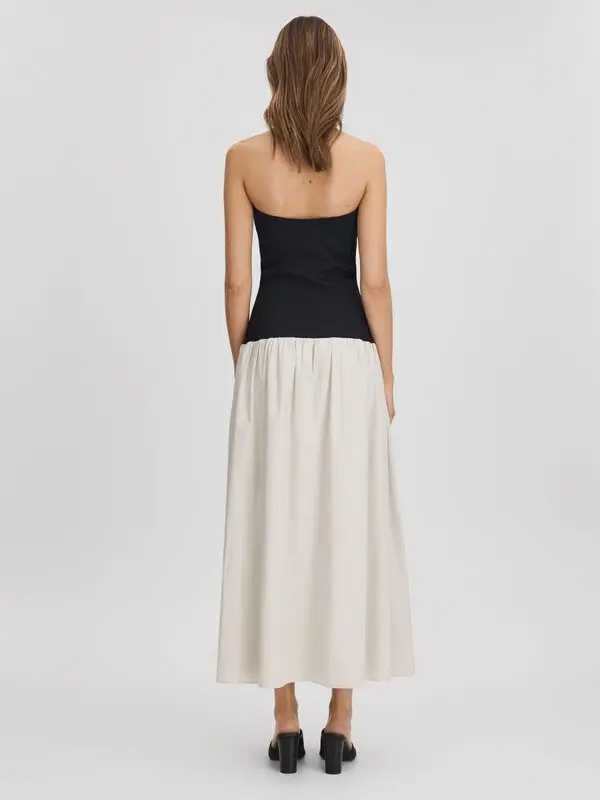 Buy Anna Quan Amyra Drop Waist Maxi Dress - Black/grey At 66% Off |  Editorialist