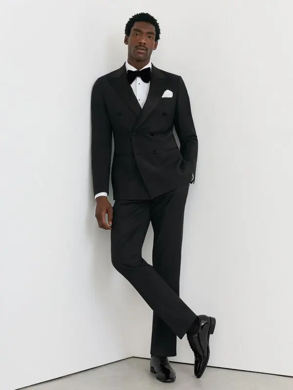 REISS Poker Db Tailored Fit Double-breasted Tuxedo Jacket