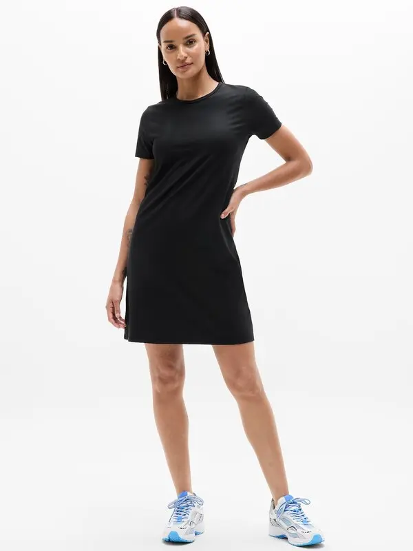Athleta Essential Tee Mini Dress - Black