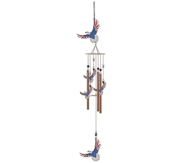 SUNSET VISTA DESIGNS American Eagle Windchime - One-color