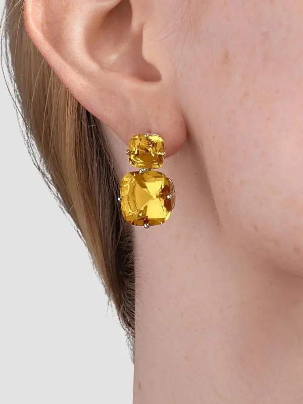 Goshwara Gossip 18k Yellow Gold & Drop Earrings