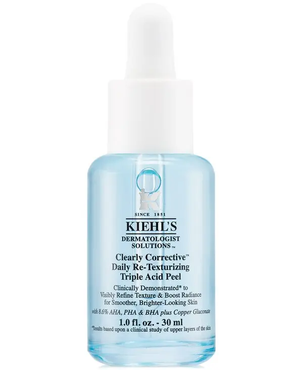 KIEHL'S SINCE 1851 Clearly Corrective Daily Re-texturizing Triple Acid Peel - No Color