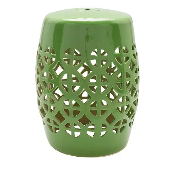 Livabliss Ridgeway Garden Stool - Grass Green