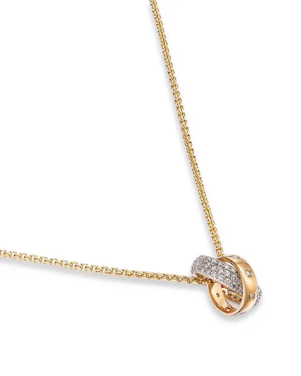 Bloomingdale'S Diamond Interlocking Pendant Necklace