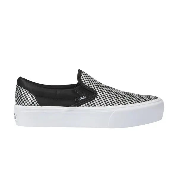 VANS Classic Slip-on Sparkle Check - Black