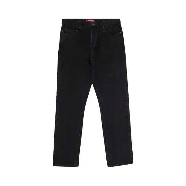 Supreme Stone Washed Slim Jean - Black