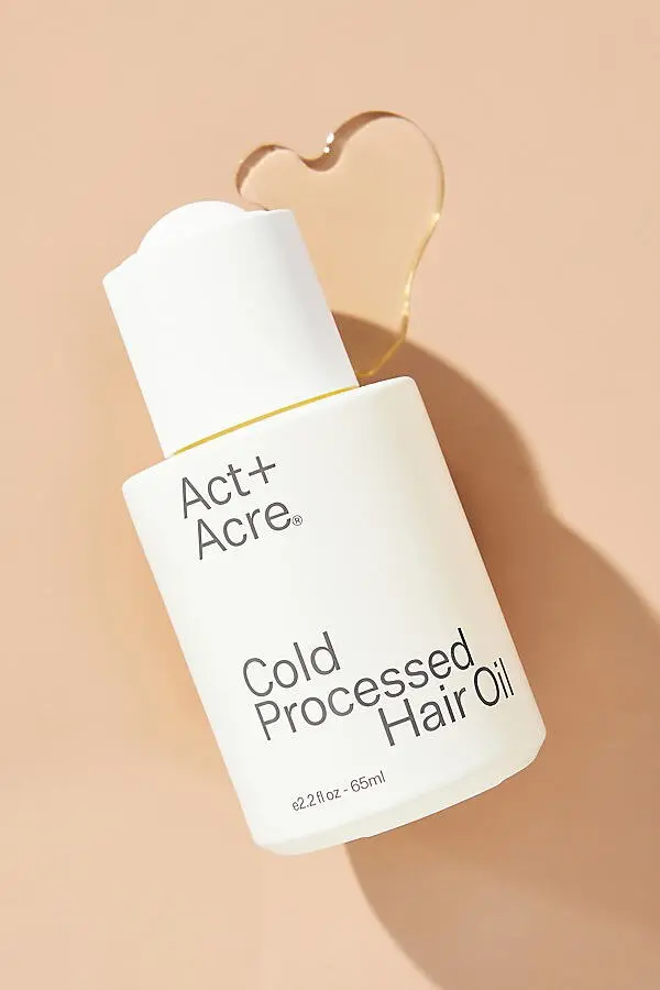 ACT+ACRE Cold Processed 5% Argan Repair Hair Oil - White