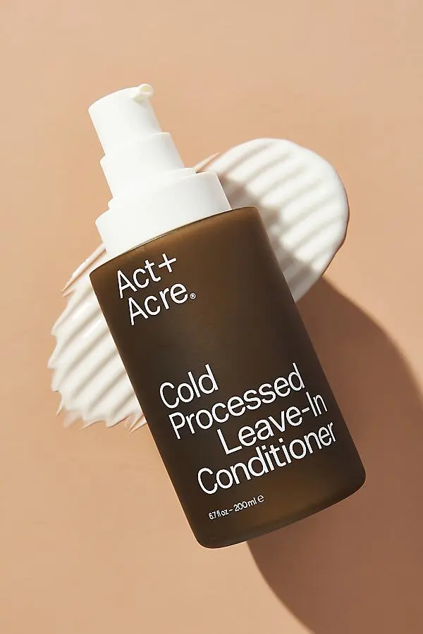 ACT+ACRE Cold Processed 2% Squalene Anti-frizz Leave- Conditioner - Neutral