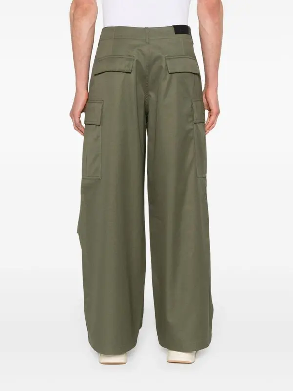 DARKPARK Twill Wide-leg Trousers