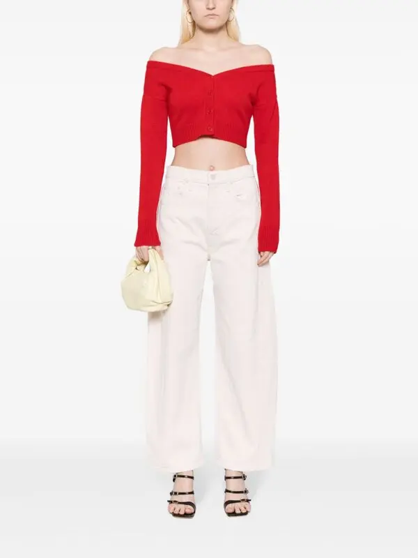 MOTHER The Half Pipe Ankle Jeans - White