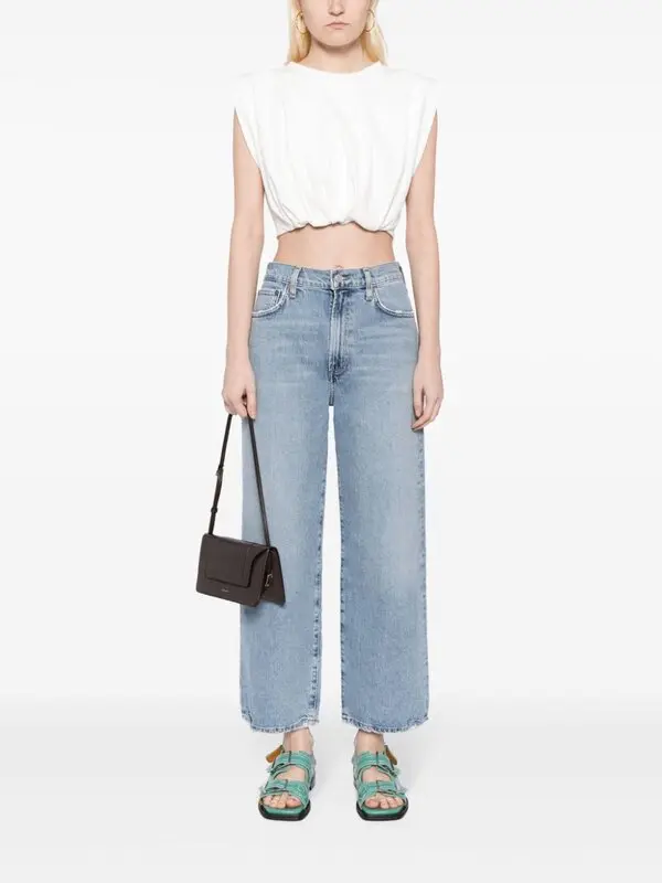 AGOLDE Harper Mid-rise Cropped Jeans