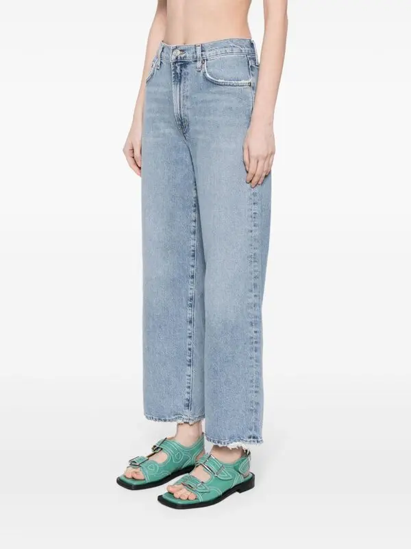 AGOLDE Harper Mid-rise Cropped Jeans