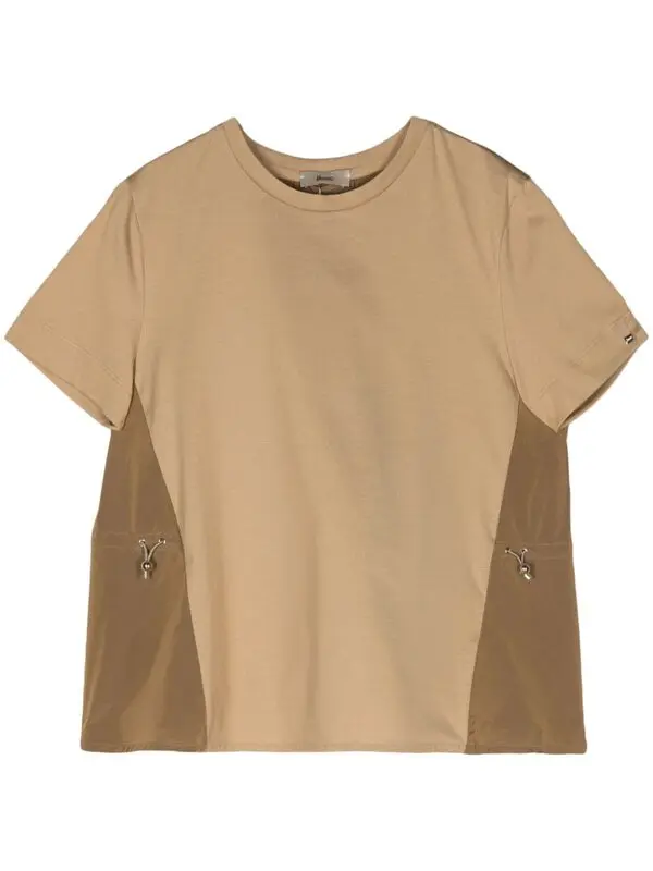 Herno Colourblock Panelled T-shirt
