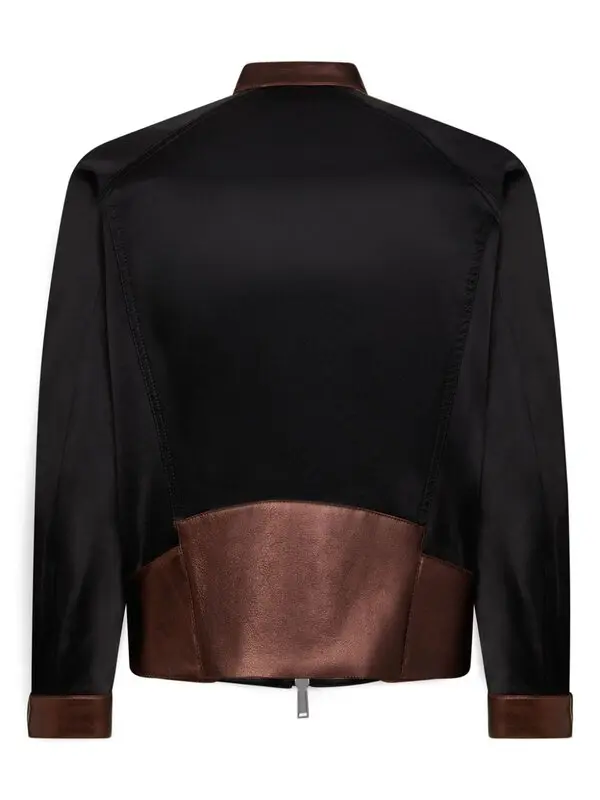 Dsquared2 Metallic Panelled Bomber Jacket