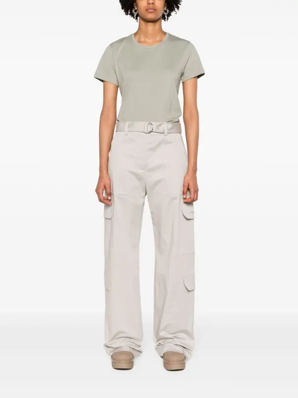 Moncler Logo-patch Cotton T-shirt - Green