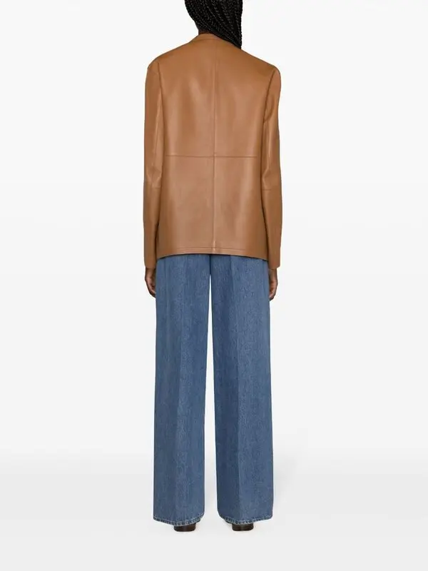 TOTEME Notched-lapels Leather Jacket