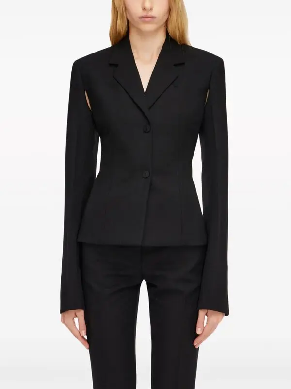 FERRAGAMO Wool-blend Blazer With Split Sleeves