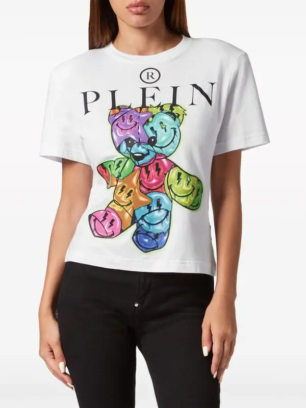 Philipp Plein Padded-shoulders Cotton T-shirt