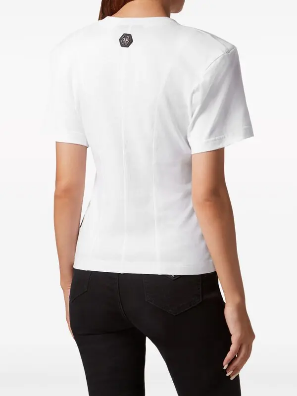 Philipp Plein Padded-shoulders Cotton T-shirt