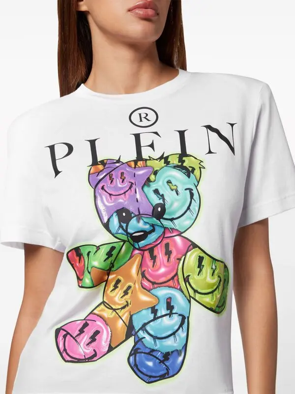 Philipp Plein Padded-shoulders Cotton T-shirt