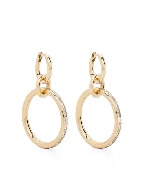 SPINELLI KILCOLLIN 18kt Yellow Diamond Taryn Hoop Earrings - Gold