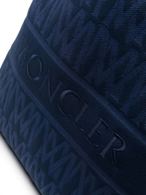 Moncler Knitted Tote Bag - Blue