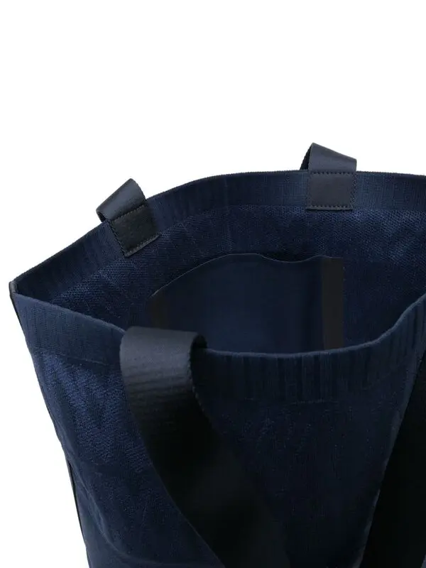 Moncler Knitted Tote Bag - Blue