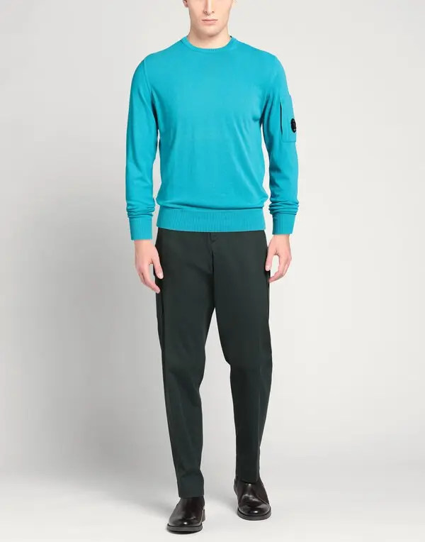 C.P. COMPANY Cotton Sweater - Turquoise