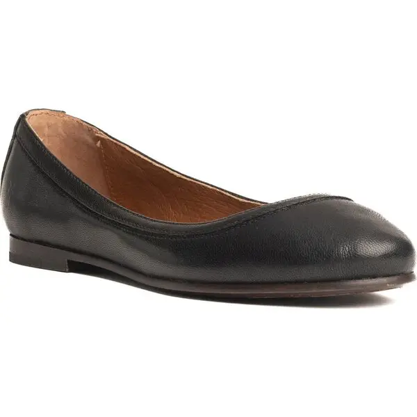 Frye Carson Ballet Flat - Black