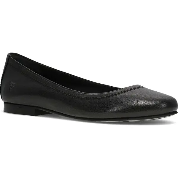 THE FRYE COMPANY Carson Ballet Flat - Black