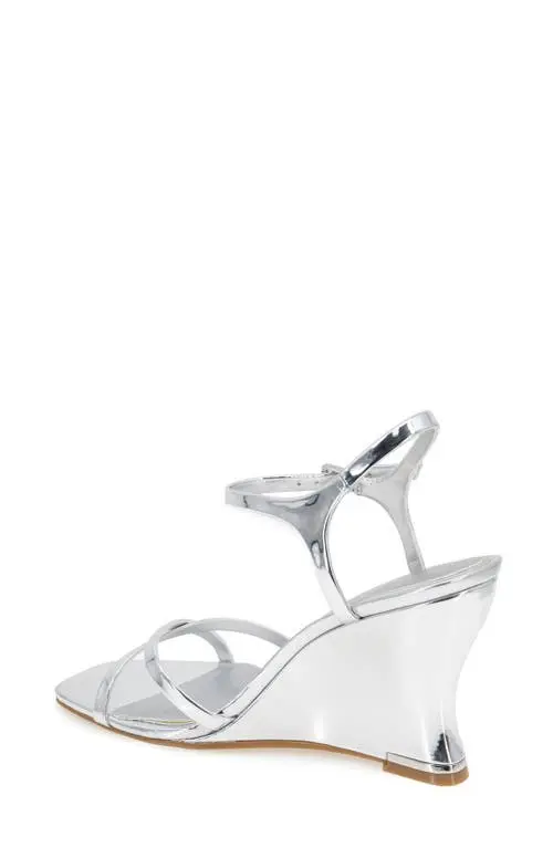 KENNETH COLE Freya Wedge Sandal - Silver