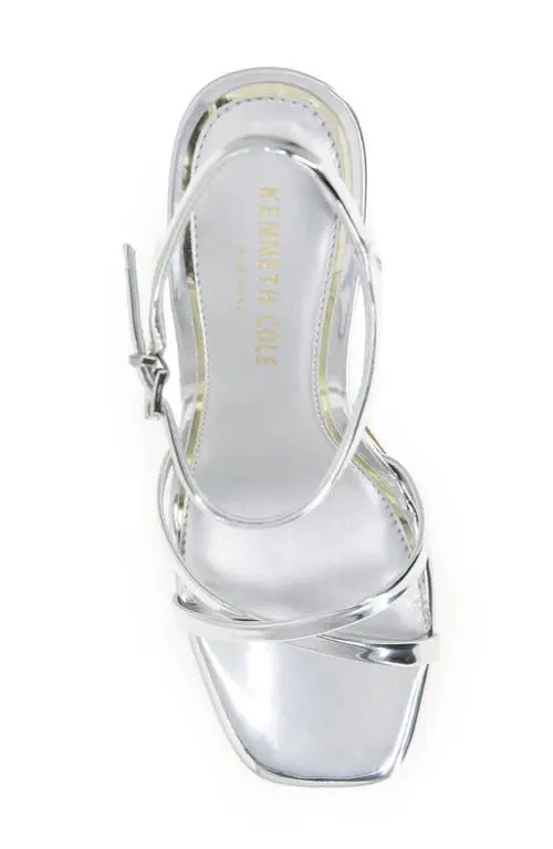 KENNETH COLE Freya Wedge Sandal - Silver