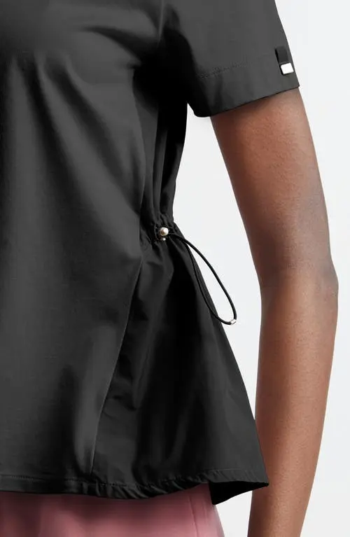Herno Drawcord Detail T-shirt - Black