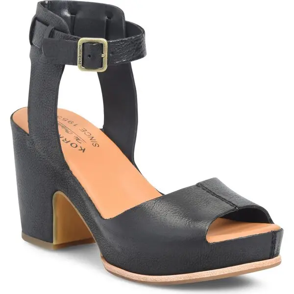Kork-Ease® Stasia Platform Sandals - Black