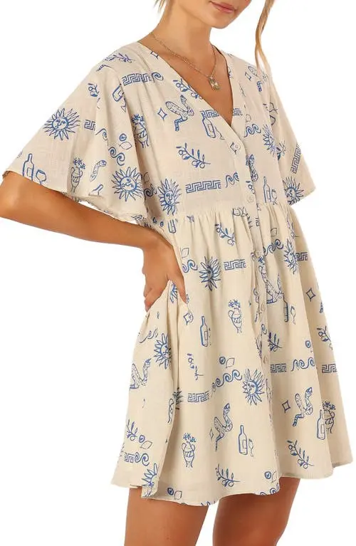 PETAL & PUP Elias Print Minidress