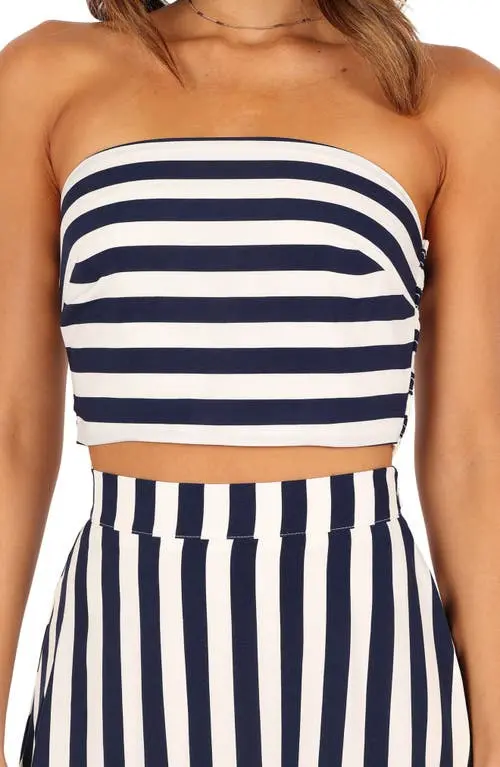 PETAL & PUP Elijah Stripe Tube Top & Maxi Skirt Set