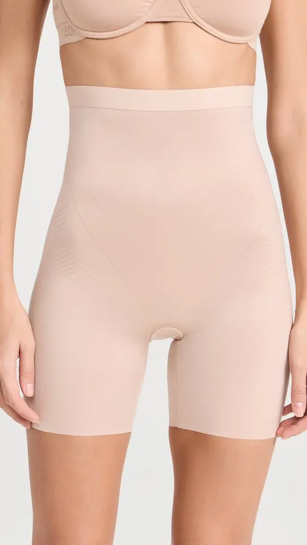 Spanx High Waist Mid-thigh Shorts, Petite