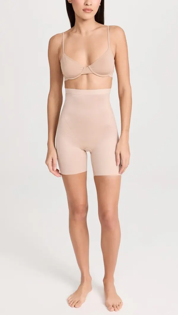 Spanx High Waist Mid-thigh Shorts, Petite