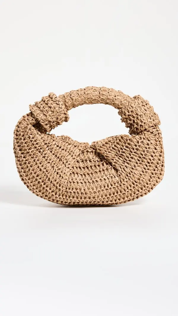 SIMONMILLER Raffia Lopsy Bag - Natural
