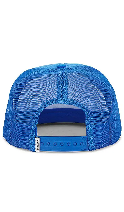 RHYTHM Pathway Trucker Cap In Blue