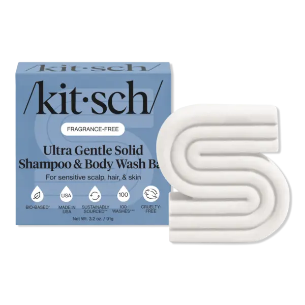 KITSCH Ultra Sensitive Solid Shampoo & Body Wash Bar Fragrance-free - One-color