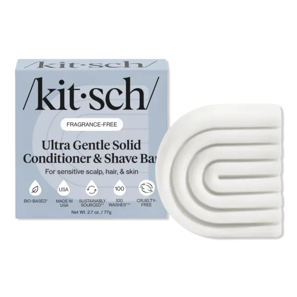 KITSCH Ultra Sensitive Solid Conditioner & Shave Bar Fragrance Free - One-color